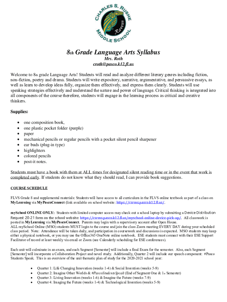 Fillable Online csrms pasco k12 fl Bonifay, Rosemary, Ed. TTTLE Middle School Fax Email Print ...