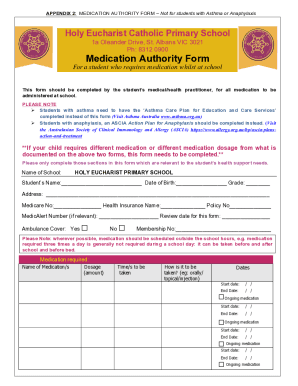Fillable Online Medical Authority Form .docx Fax Email Print - pdfFiller