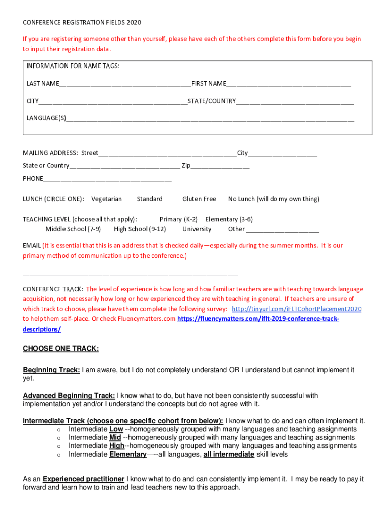 Fillable Online If you are registering someone other than yourself ...