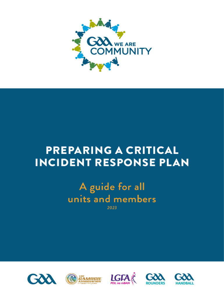 Fillable Online How to build an incident response plan, with examples ...