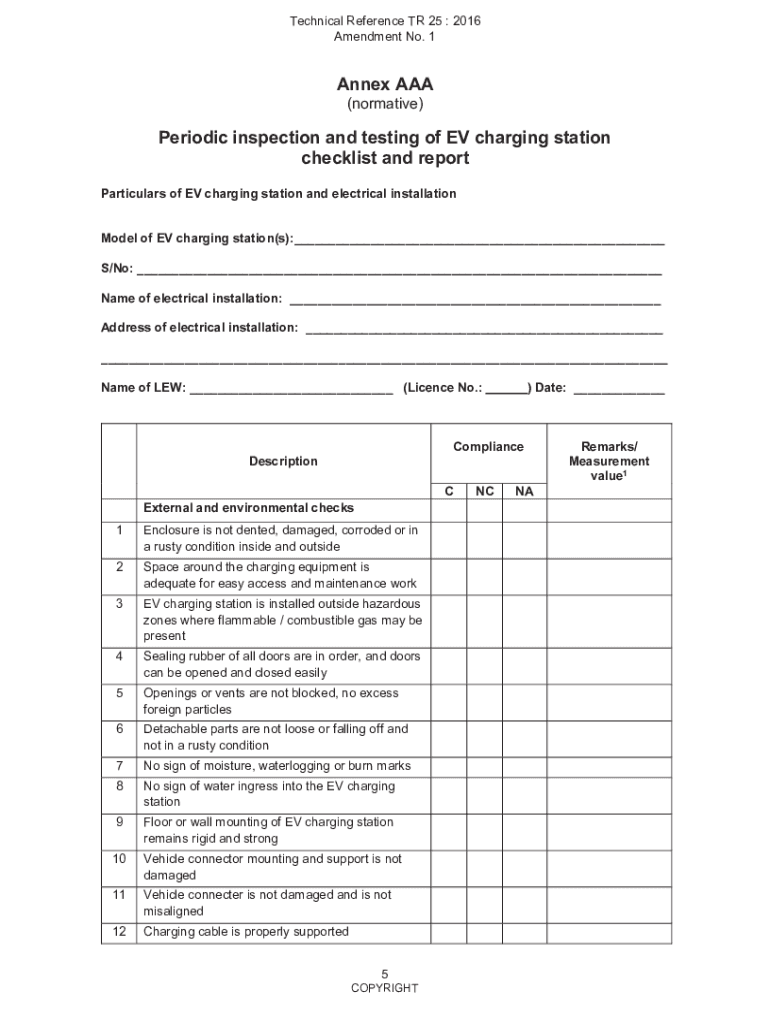 Fillable Online Annex AAA Periodic inspection and testing of EV ...