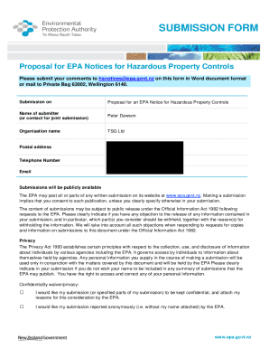 Fillable Online EPA notices for hazardous substances Fax Email Print ...