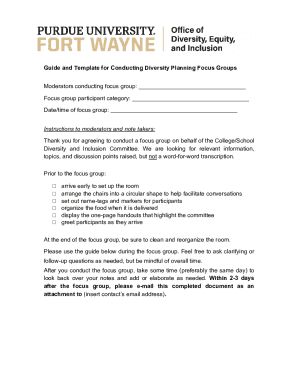 Fillable Online Guide-and-Template-for-Conducting-Focus-Groups Fax ...