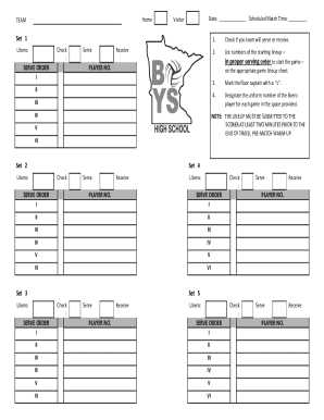 Fillable Online Lineup Sheet Fax Email Print - pdfFiller