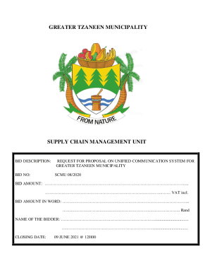 Fillable Online Request for Proposal on Unified Communication System ...