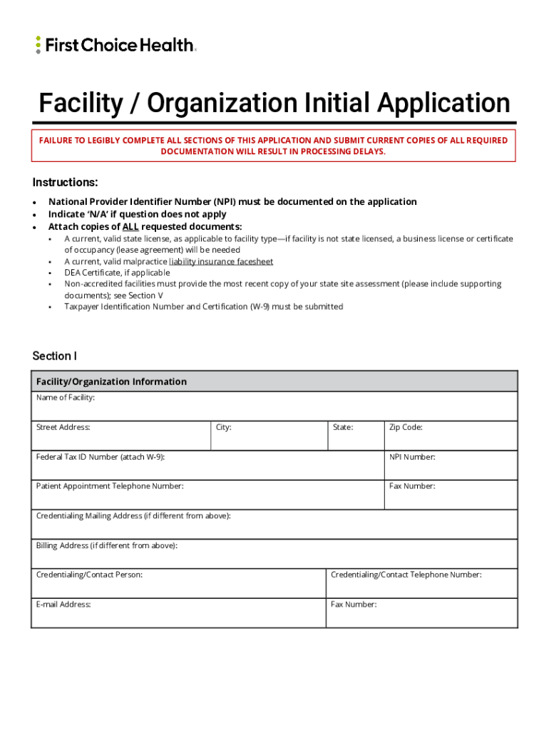 Fillable Online FAILURE TO LEGIBLY COMPLETE ALL SECTIONS OF THIS APPLICATION AND SUBMIT CURRENT ...