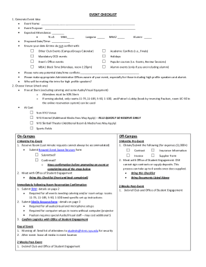 Fillable Online Your Church Event Planning Checklist PDF Download Fax ...