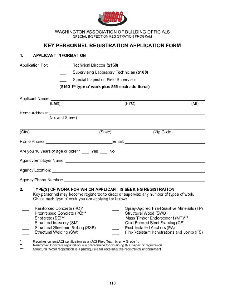 Fillable Online KEY PERSONNEL TRANSFER APPLICATION FORM Fax Email Print ...
