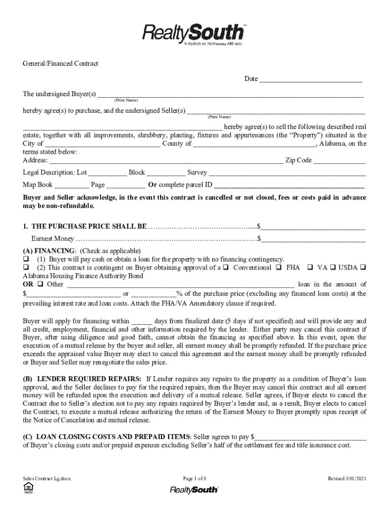 Fillable Online For Sale By Owner Contract Pdf - Fill Online, Printable ...