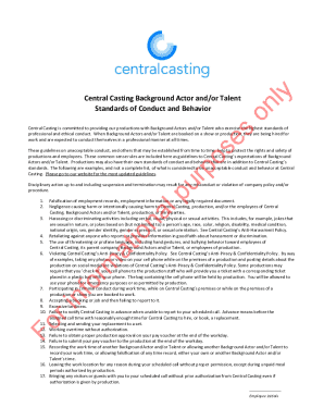 Fillable Online Definitive Guide To Casting Background Talent: Calling ...