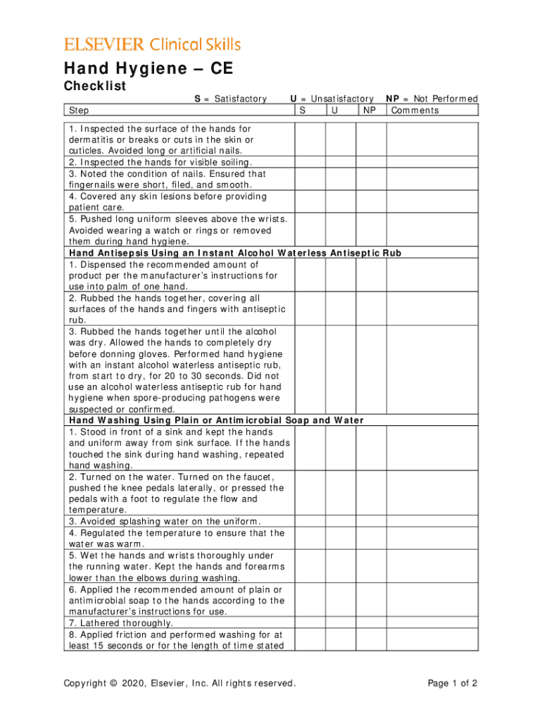 Fillable Online 1.3 Hand Hygiene and Non-Sterile Gloves Fax Email Print ...