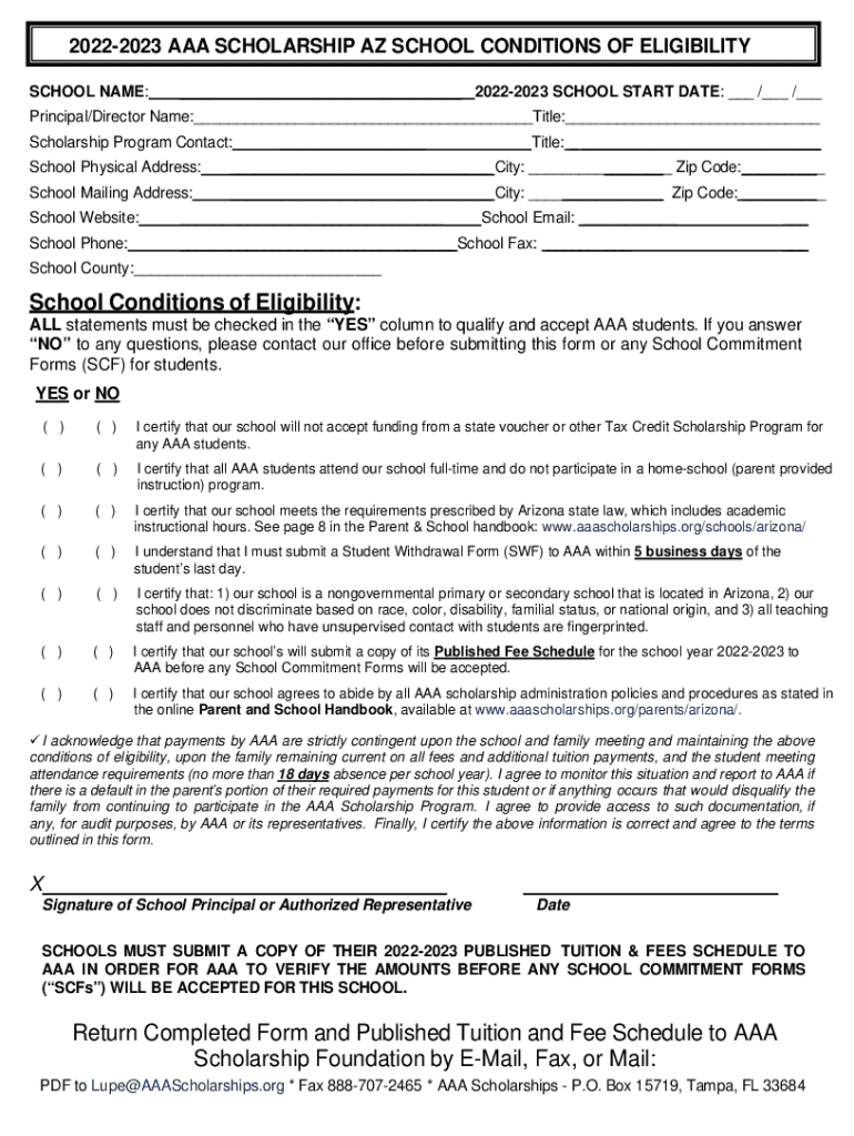 Fillable Online FOR SCHOOL USE ONLY One student per form, ... Fax Email ...