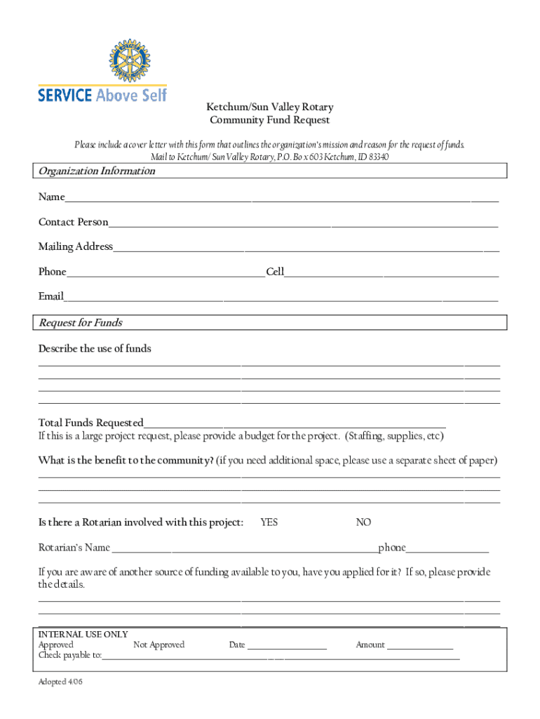 Fillable Online How To Write A Donation Request Letters 6 Sample