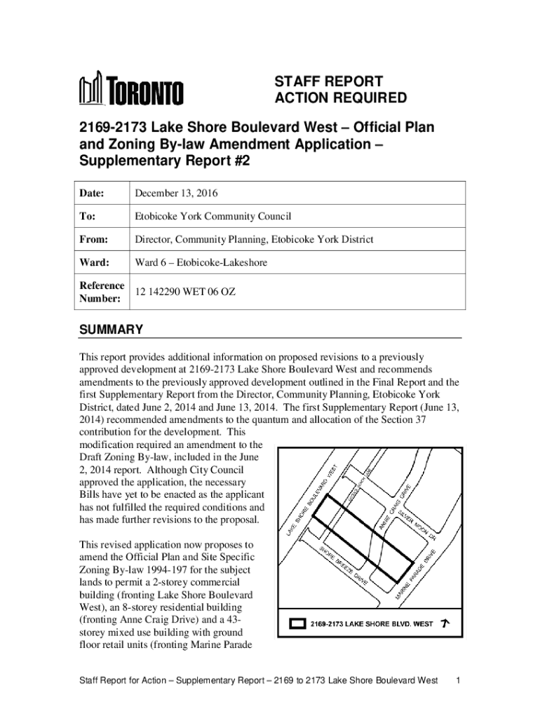 Fillable Online Zoning By-law and Official Plan Amendment Applications ...