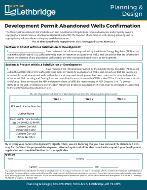 Fillable Online Abandoned Wells Confirmation Fax Email Print - pdfFiller