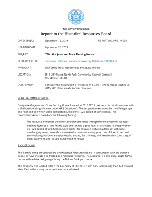 Fillable Online ITEM #8 Jesse and Dora Fleming House Fax Email Print - pdfFiller