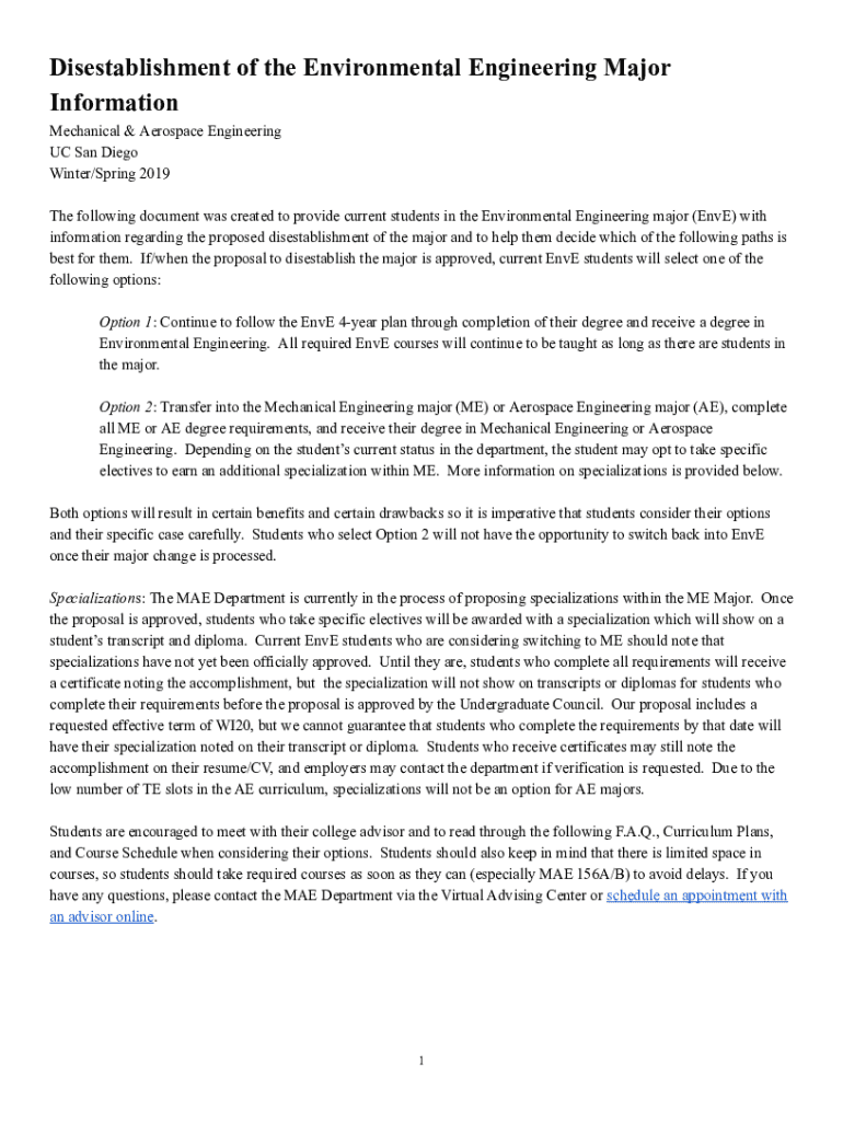 Fillable Online mae ucsd M.S. in Environmental Engineering Degree Fax ...