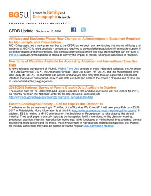 Fillable Online Please Note Change on Acknowledgment Statement ... Fax ...