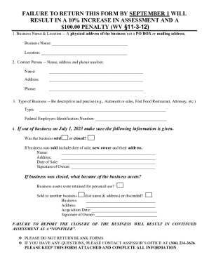 Fillable Online FAILURE TO RETURN THIS FORM BY SEPTEMBER 1 WILL ... Fax ...