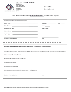 Fillable Online Diet Order With Disability Form Fax Email Print - pdfFiller
