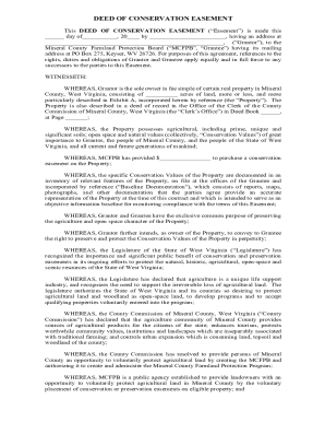 Fillable Online CONSERVATION EASEMENT DEED This ... Fax Email Print ...