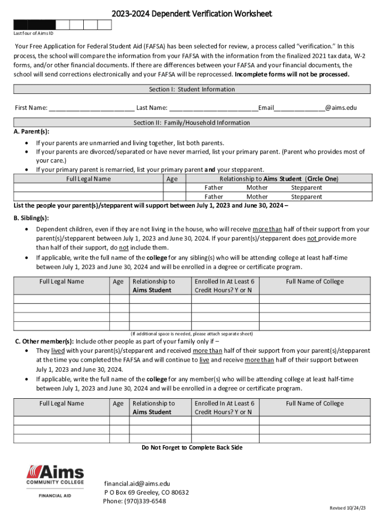 Fillable Online Last four of Aims ID Fax Email Print - pdfFiller