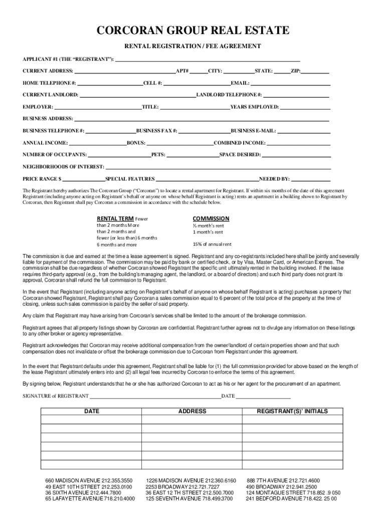 Fillable Online Realtor wants me to fill out a registration form before ...