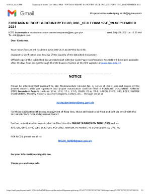 Fillable Online fontana resort & country club, inc.sec form 17-c29 ...