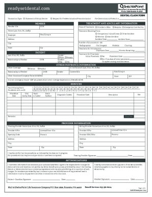 Fillable Online Prudential Member Dental Claim Form Fax Email Print ...
