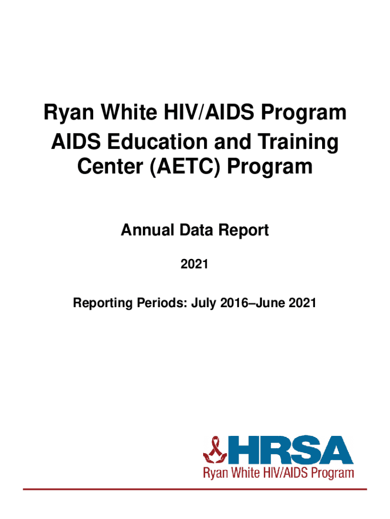 Fillable Online Ryan White HIV/AIDS Program AIDS Education And Training ...