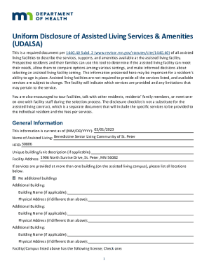 Fillable Online Prospective residents and their families can use this ...