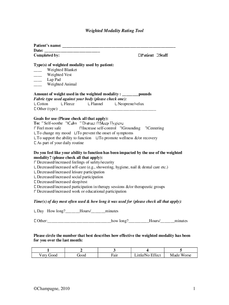 Fillable Online Evaluating the Safety and Effectiveness of the Weighted ...