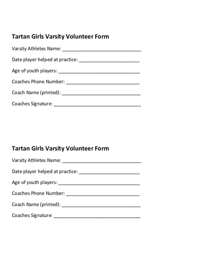 Fillable Online lincoln youth sports coaches availability form Fax Email Print - pdfFiller