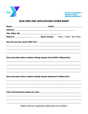 Fillable Online state of california dwc district office document cover ...