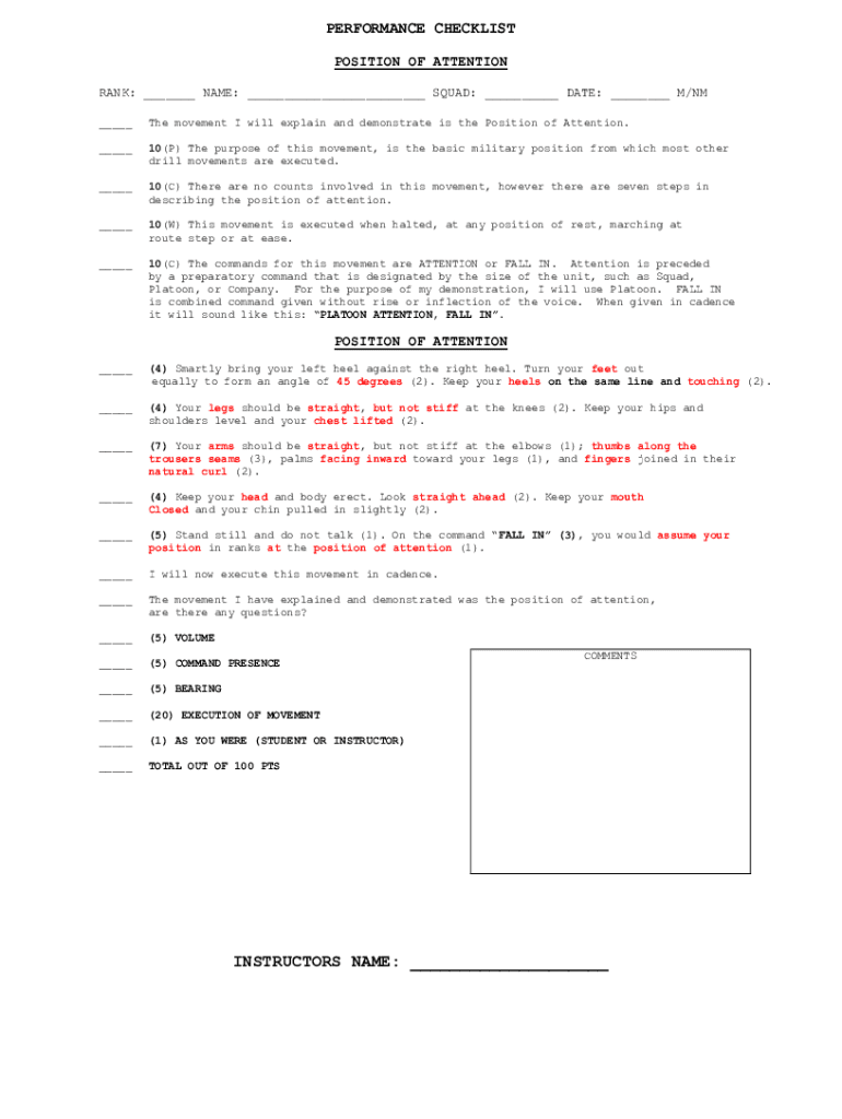 Fillable Online BLOCK 1 EVAL SHEET Fax Email Print - pdfFiller