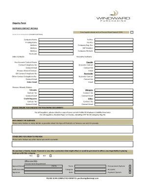 Fillable Online Procure Wizard: How to Create a Self Managed Supplier ...