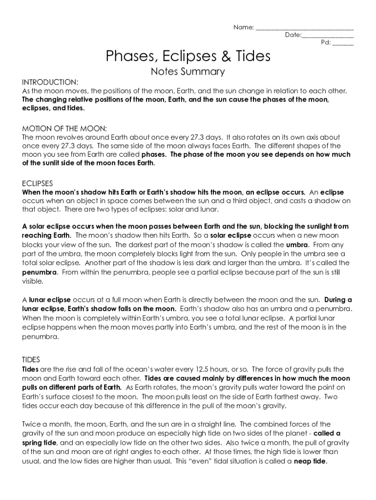 Fillable Online Eclipses Regents Questions Worksheet1) ... Fax Email ...