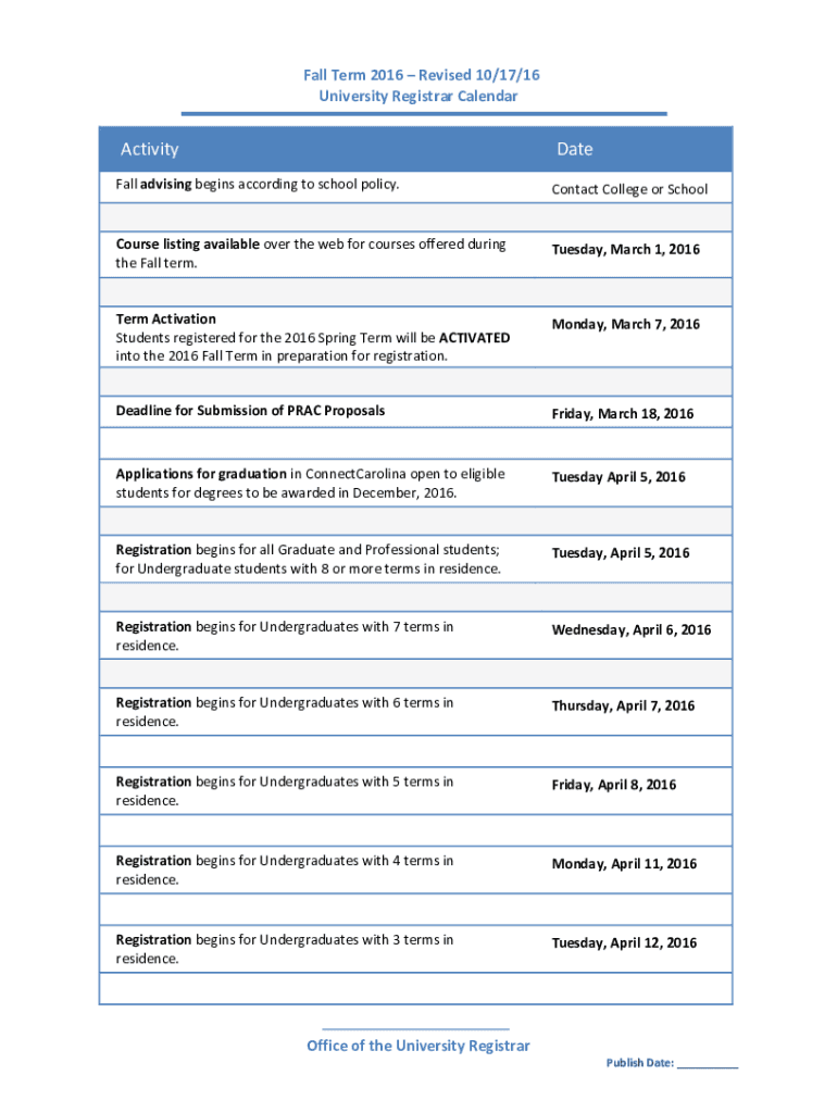 Fillable Online registrar unc registering Fax Email Print - pdfFiller