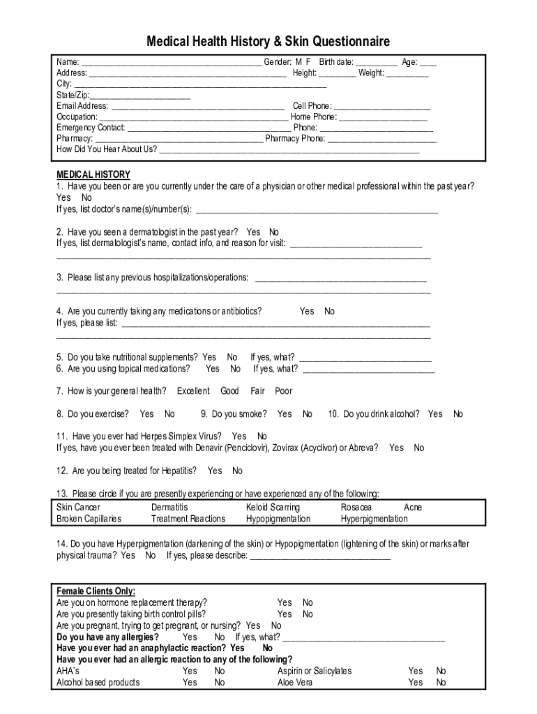 Fillable Online Family Health History: The Basics Fax Email Print ...