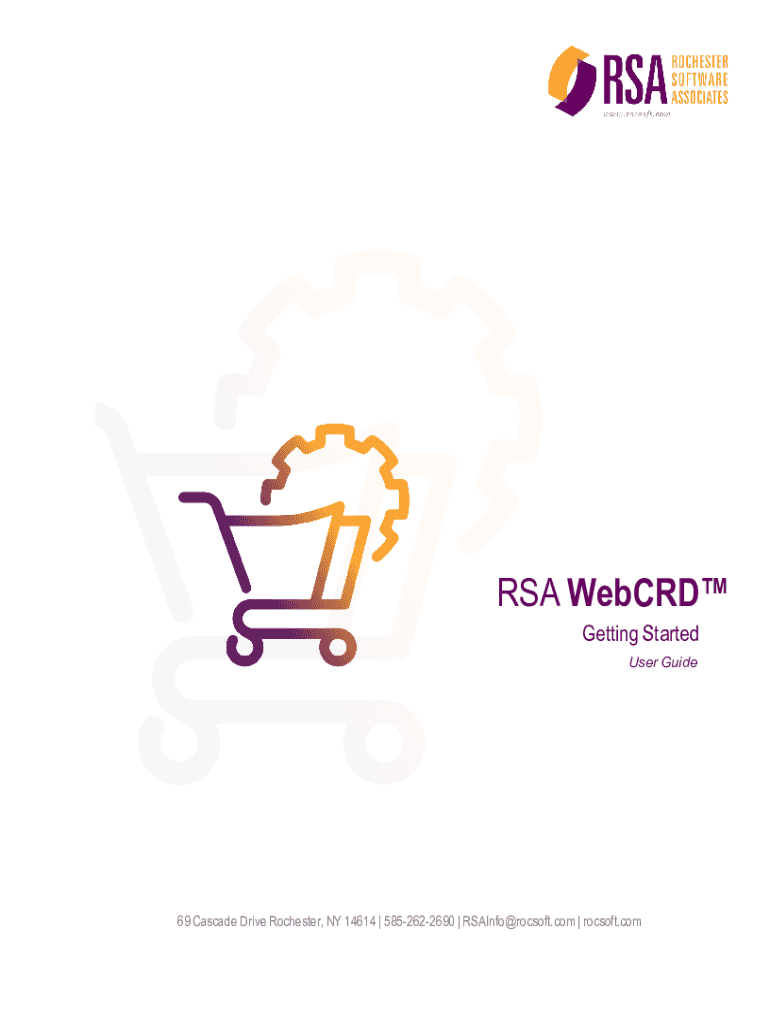 Fillable Online Rsa Webcrd Getting Started Fax Email Print Pdffiller