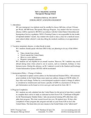 Fillable Online M-1 Visas for Foreign National Students at Technical or ...