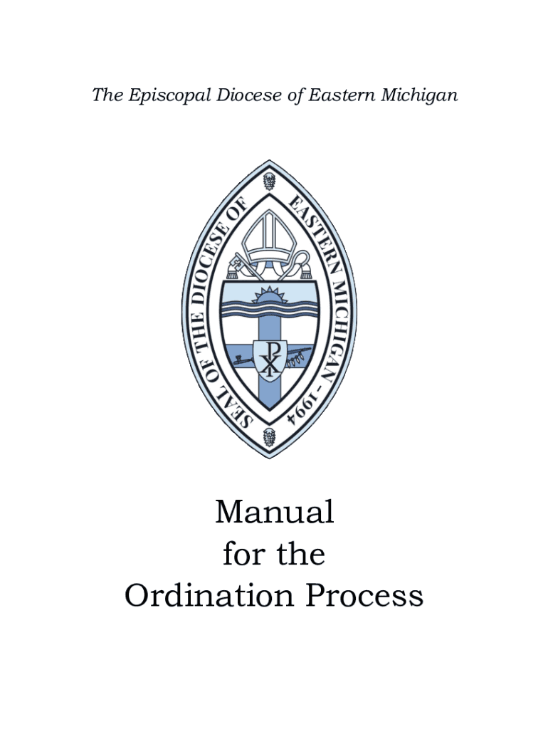 Fillable Online Appendix C: Forms Used in the Process to Ordination Fax Email Print - pdfFiller