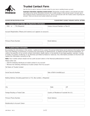 Fillable Online Use this form to add, remove or replace a trustee on ...