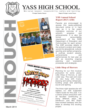 Fillable Online Deputy Principal: Louise Pinson Fax Email Print - pdfFiller