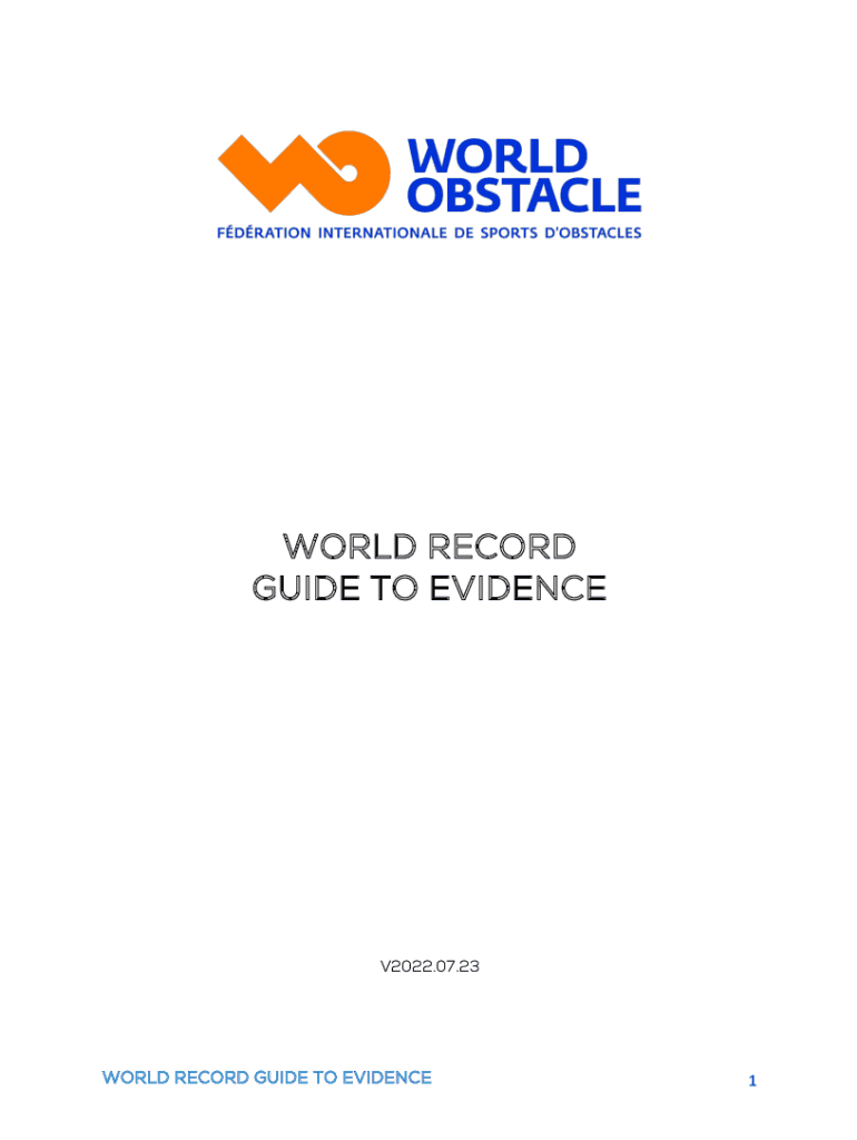 Fillable Online How to set or break a world record Fax Email Print ...