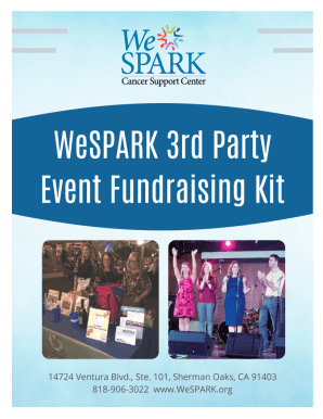 Fillable Online 3rd Party Fundraising Kit Fax Email Print - pdfFiller