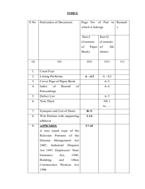 Fillable Online SYNOPSIS AND LIST OF DATES Fax Email Print - pdfFiller