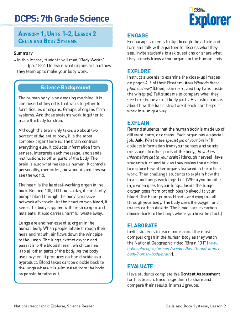 Fillable Online 7th grade science cells chapter 2 review Flashcards Fax ...