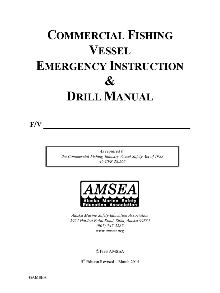 Fillable Online Drill Conductor Training for Great Lakes commercial ...
