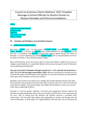 Fillable Online Sample Letter to School Principals for afternoon and ...